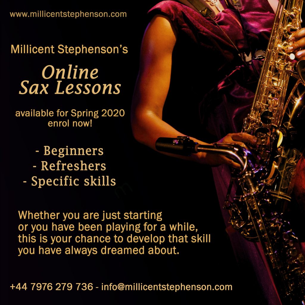 Wondering if you can fit sax lessons with me into your weekly schedule ...